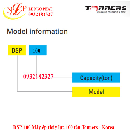 Dsp-100 máy ép thủy lực 100 tấn tonners - korea | Thiết bị xây dựng LNP