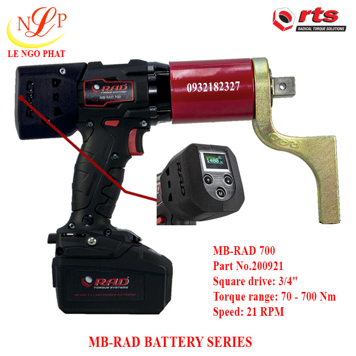 Mb-rad 700 | Lê Ngô Phát kích thủy lực cờ lê thủy lực bơm thủy lực