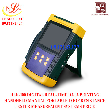 Hlr-100 digital real-time data printing handheld manual portable loop ...